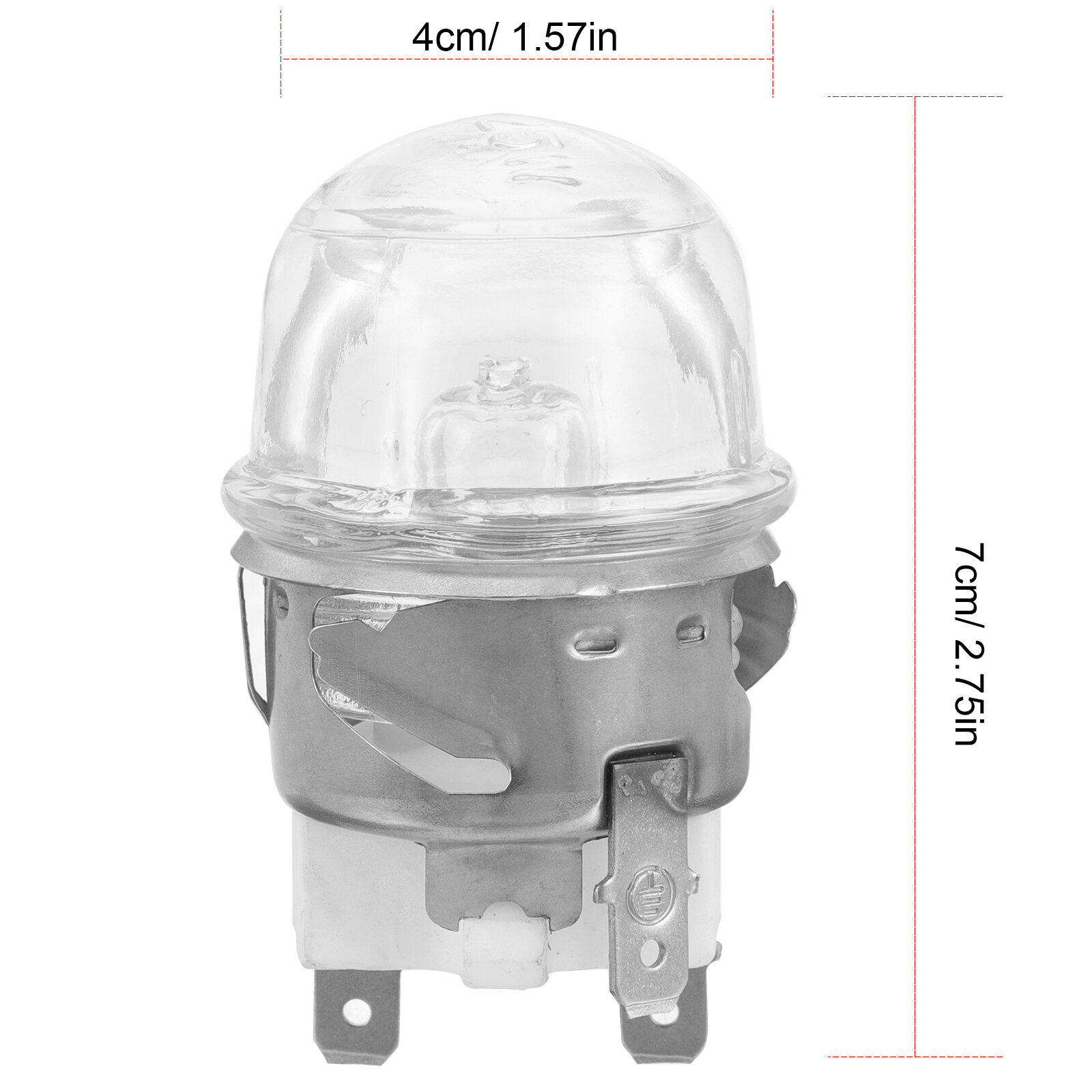 Адаптер Для Лампочки G9 Держатель Лампы На 40W Серебристый Размер 7.00X4.00X4.00CM