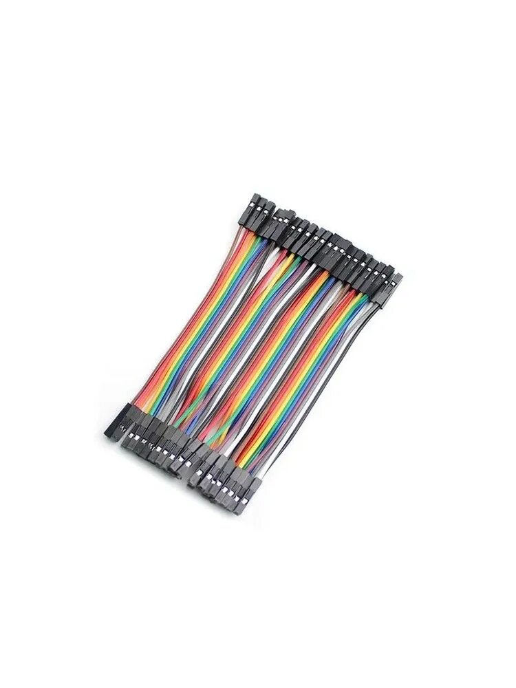Комплект проводов Dupont 10см, 3 типа: M-M, M-F, F-F, 2.54мм, 40Pin, для Arduino