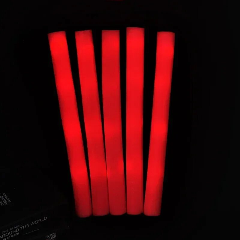 RGB LED светящиеся палочки из пены XinWen LC Красный, No Customized, 20Pcs, Red