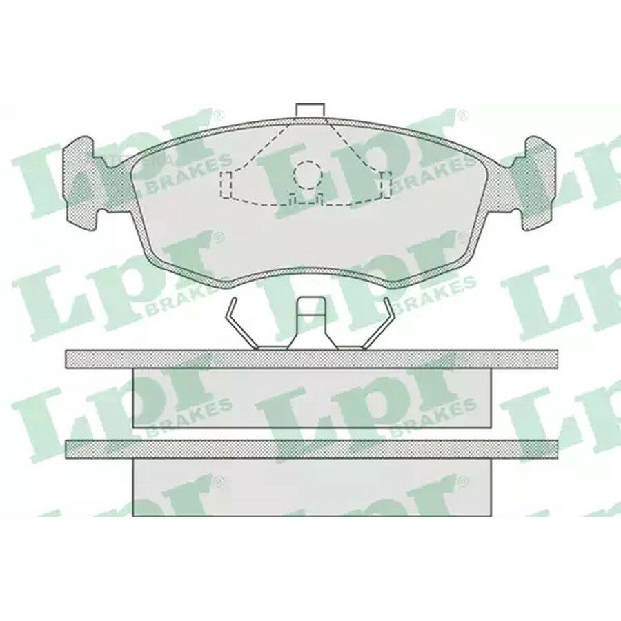 Колодки тормозные FORD ESCORT/SIERRA/SCORPIO 84-95 передние LPR 05P678