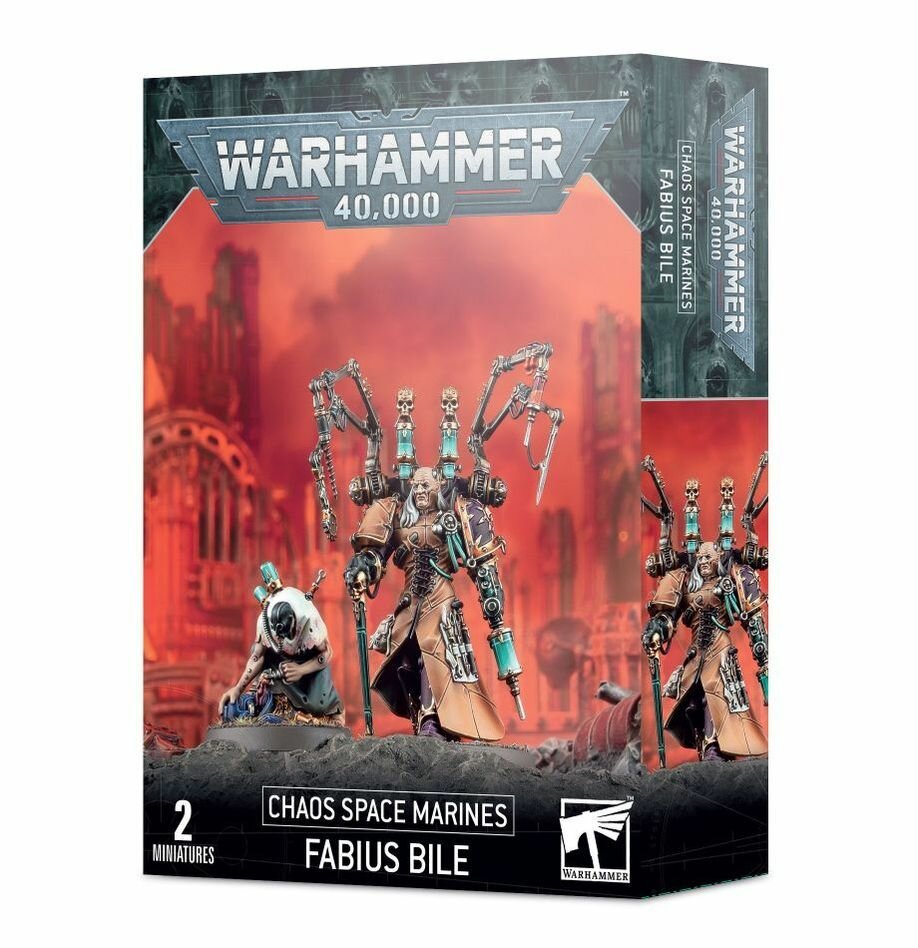Warhammer 40K - CHAOS SPACE MARINES : FABIUS BILE миниатюры