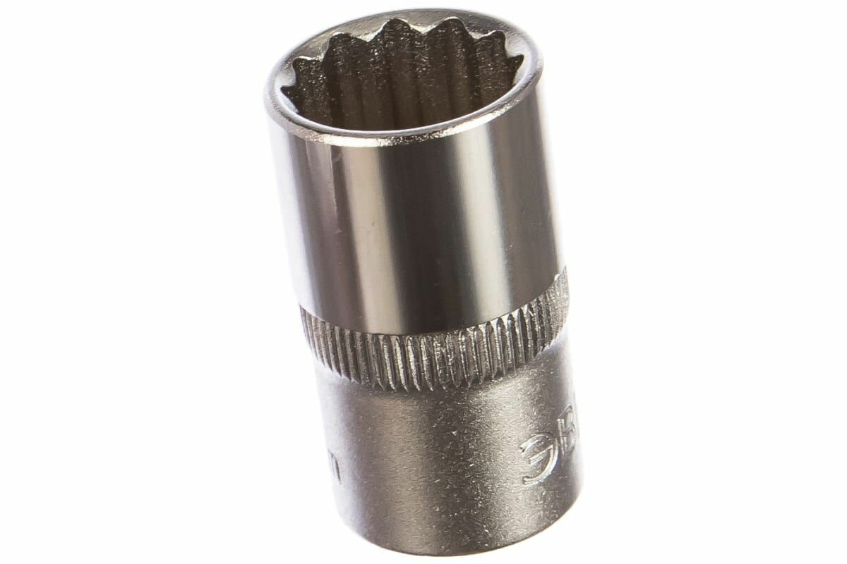 Головка торцевая 16мм 1/2" 12-гранная L40мм эврика ER-91309-12