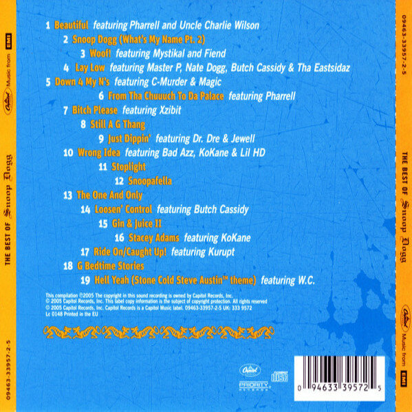 Snoop Dogg "CD Snoop Dogg Best" — фото 1
