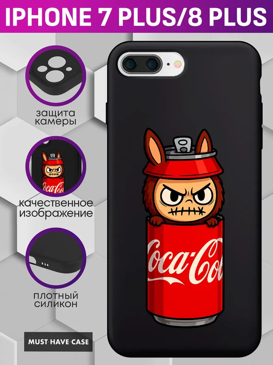 Чехол на iPhone 7 Plus 8 Plus с принтом Лабубу Лабуба Labubu