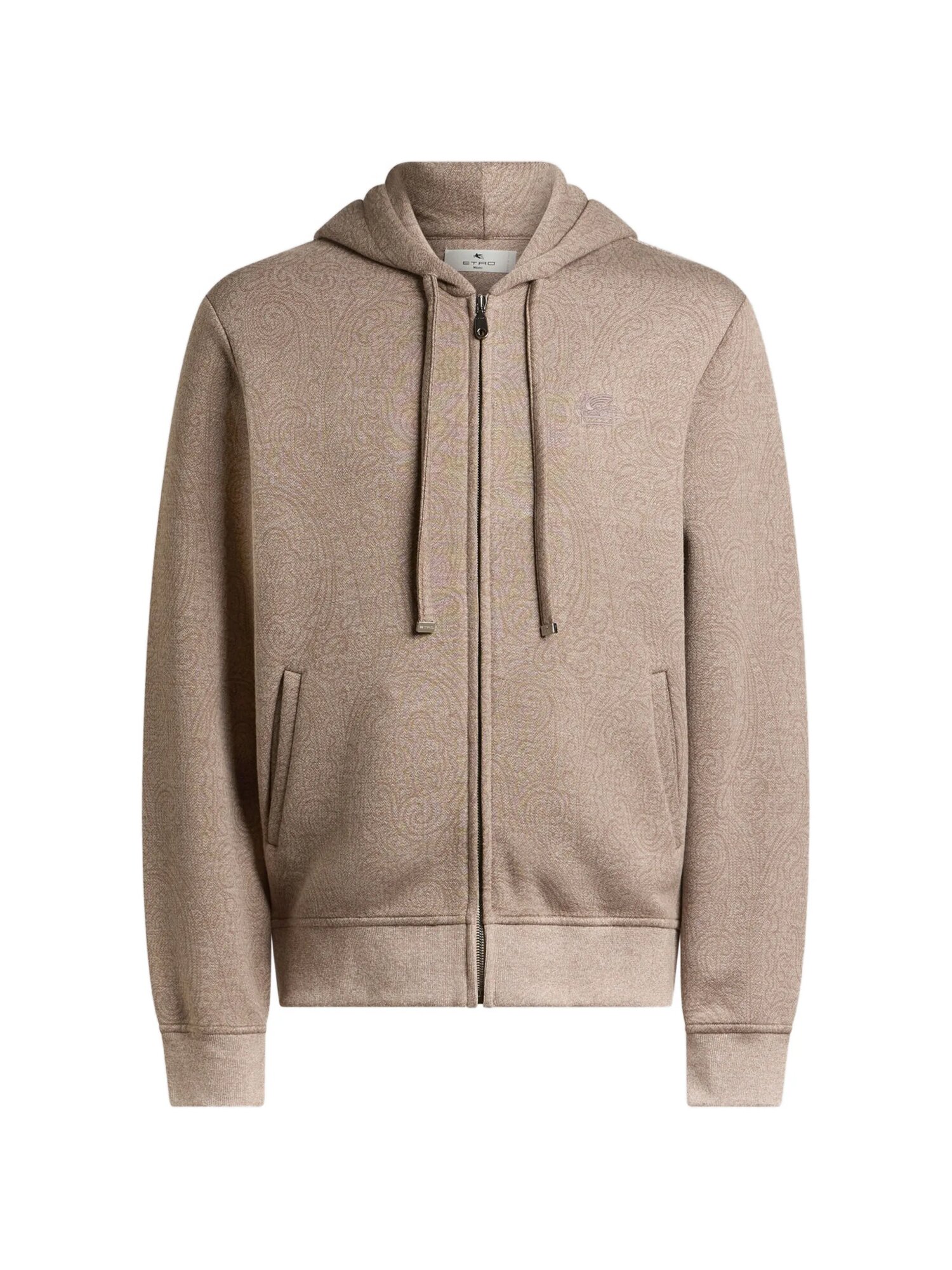 Толстовка Knit jacquard hooded sweatshirt with Arnica motif