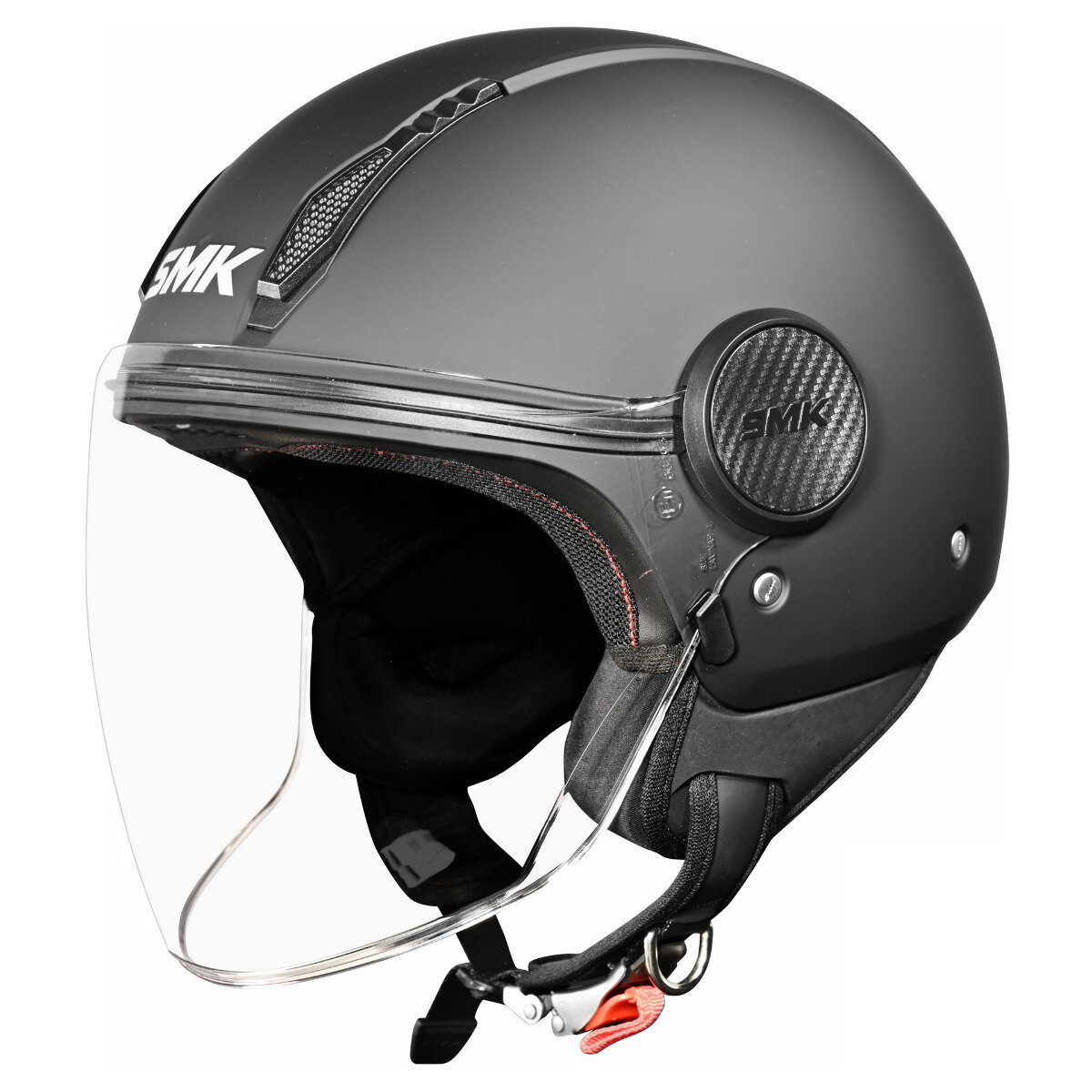 SMK Мотошлем Laminar, цвет Черный Матовый Matt Black MA200, Размер L