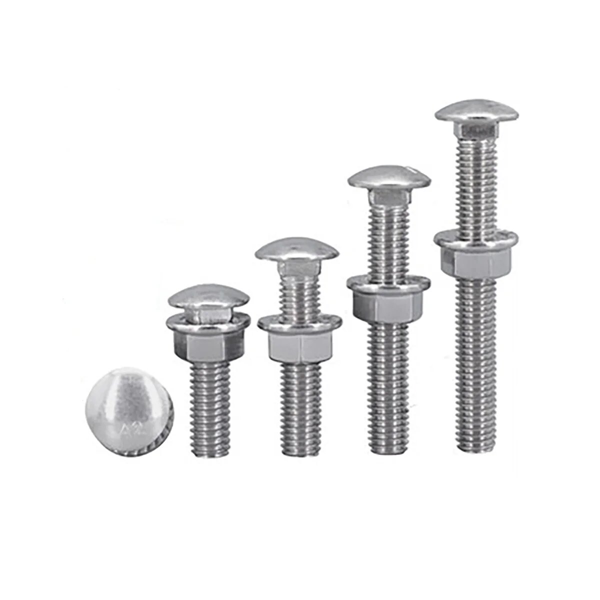 Болты и гайки нержавеющая сталь 304 SS М5, М8, М10 10set M5x12