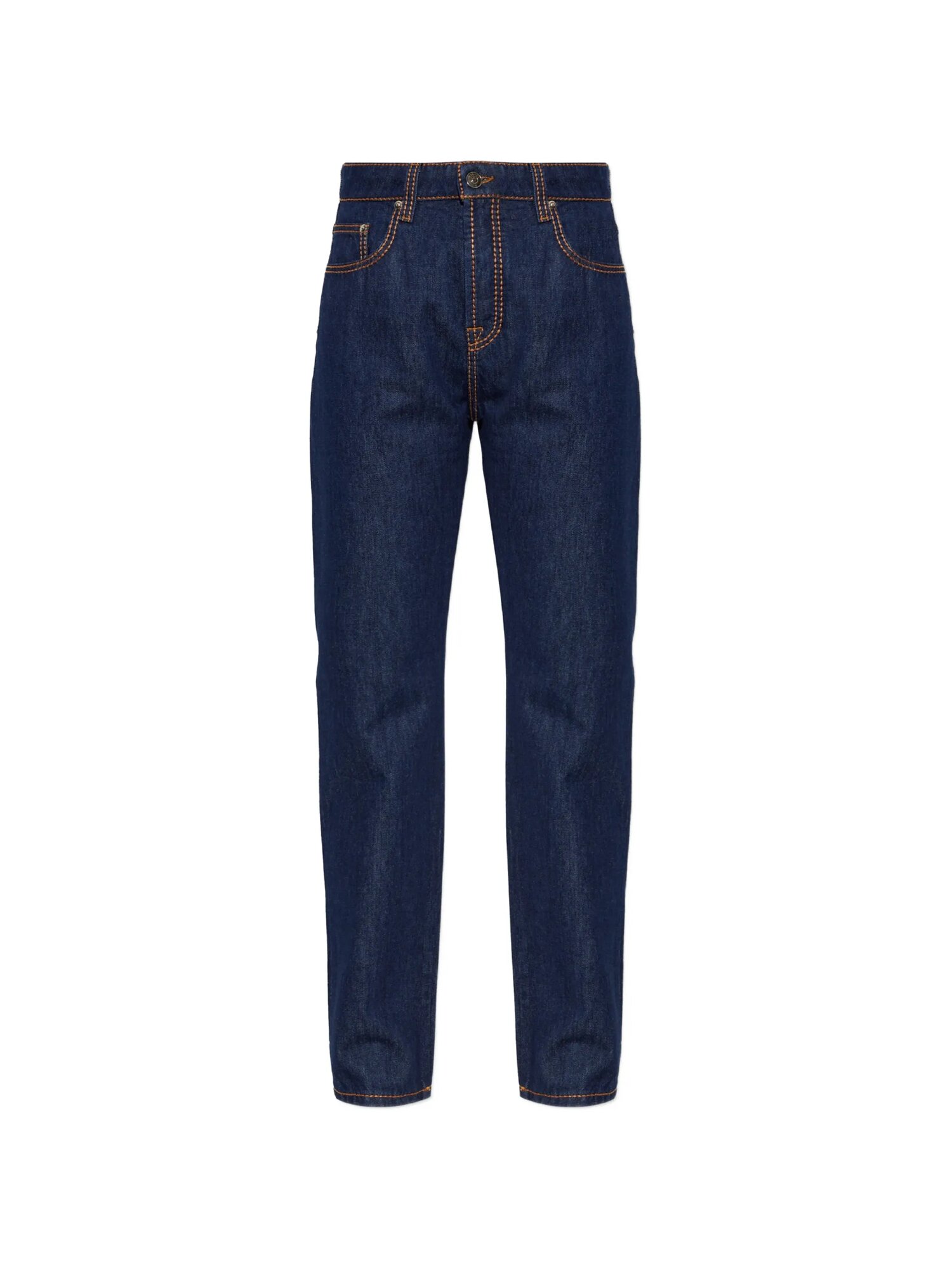 Джинсы Contrast-stitch tapered jeans 