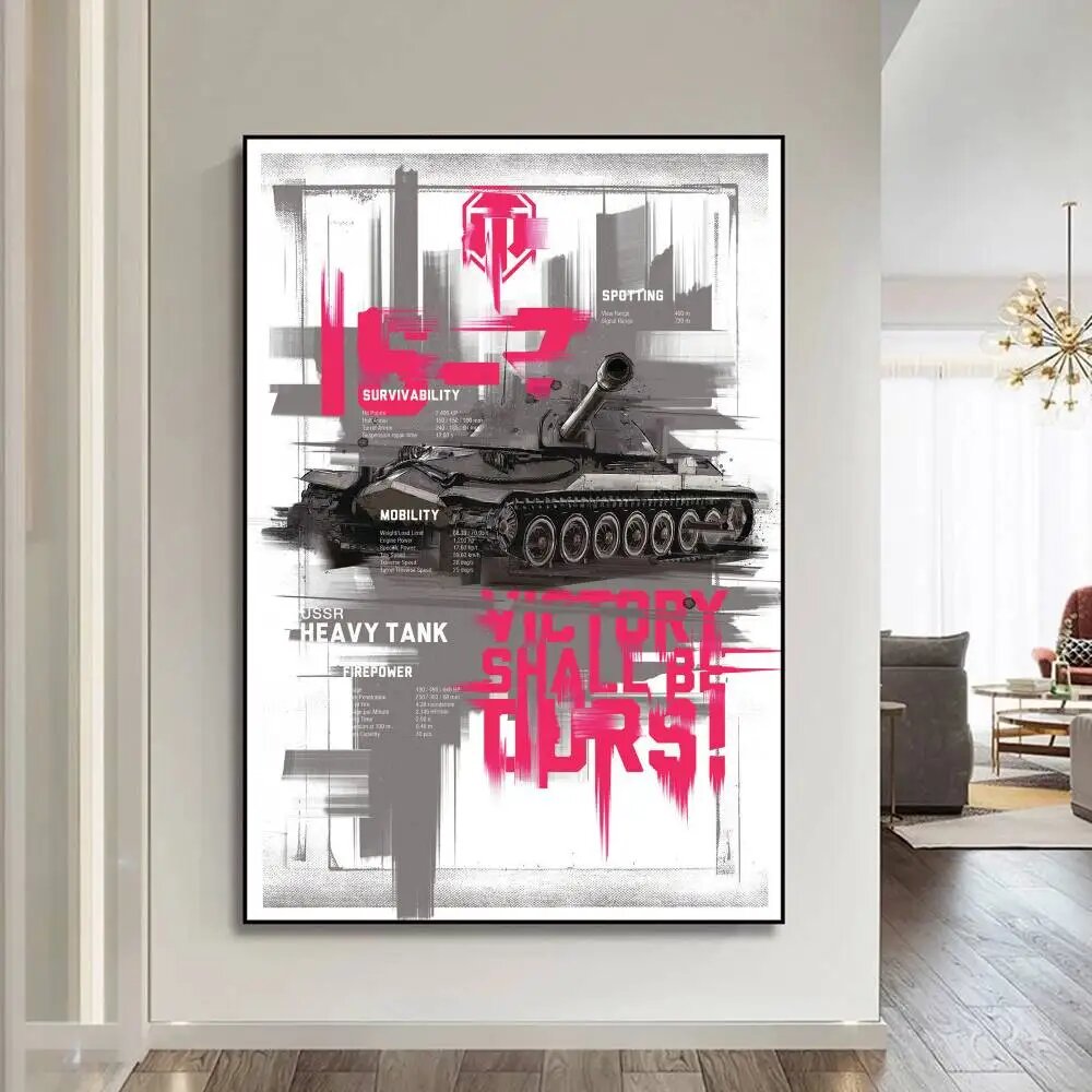 Постер World of Tanks Potdemiel HEI-8, 50x70cm No Frame
