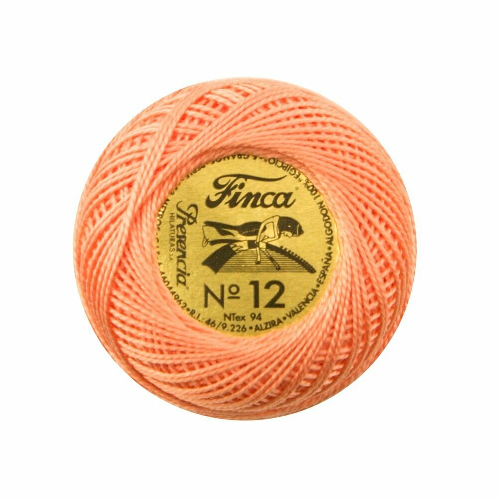 Мулине PRESENCIA HILATURAS "Finca Perle", Жемчужное, №12, однотонный цвет 1474, 1 моток