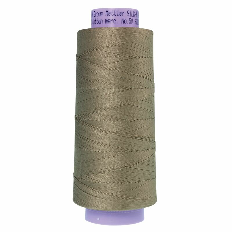 Нить для машинного квилтинга METTLER "Silk Finish", Cotton 50, 1829 м, цвет 1222, Sandstone