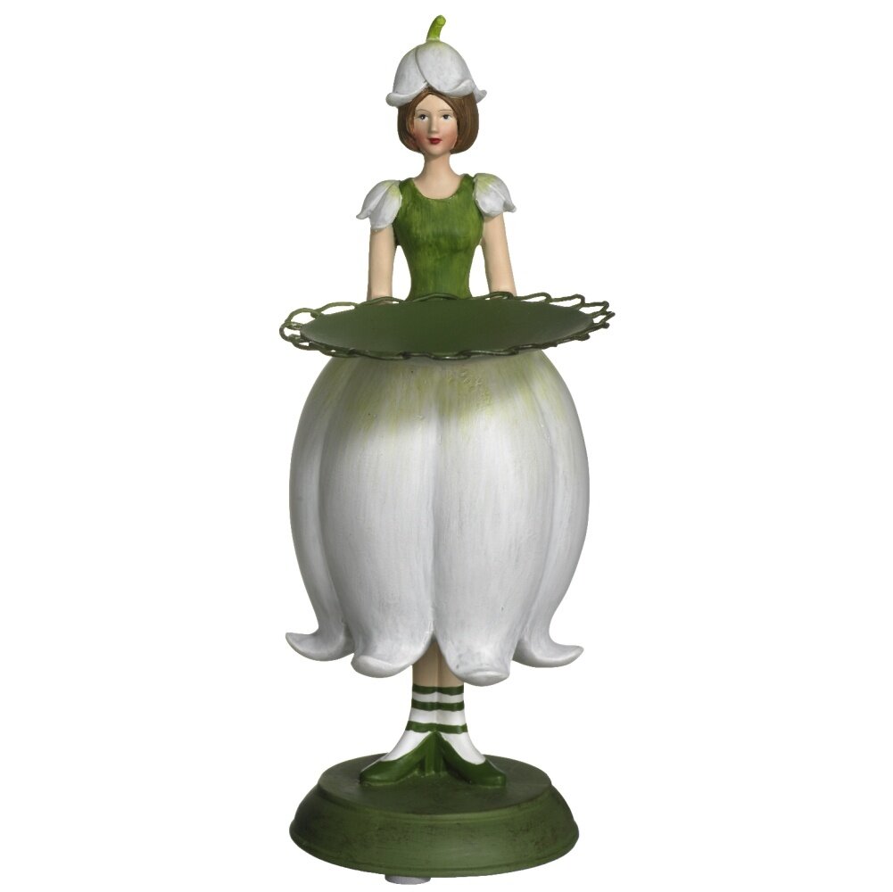 Декоративная фигурка Fiebiger Floristik GmbH "Blumenmadchen", Ландыш, 18 см