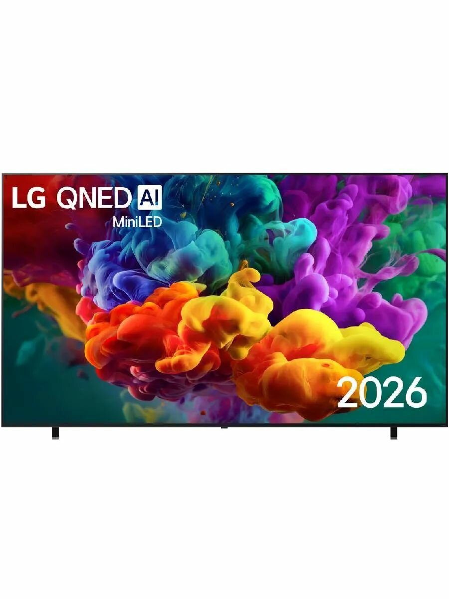 Телевизор LG 100QNED85B6, 100", Smart TV, 4K UltraHD, 120 Гц, AI, Wi-Fi, Bluetooth