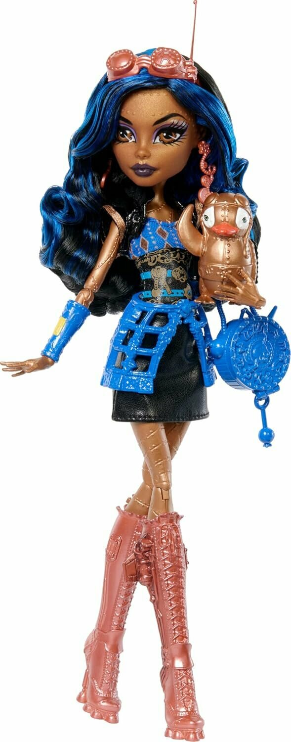 Кукла Робекка Стим базовая с питомцем из Monster High Boo-riginal Creeproduction, Robekka Steam Collectible with Doll Stand, Diary& Pet
