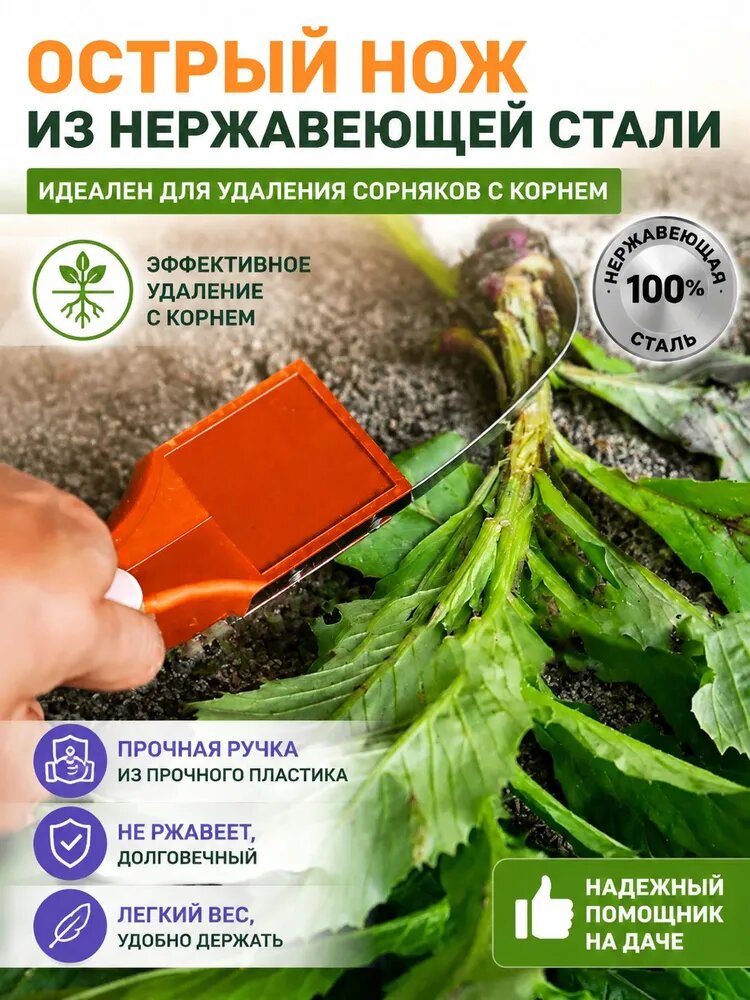 Грабли , Нержавеющая сталь, 6 см