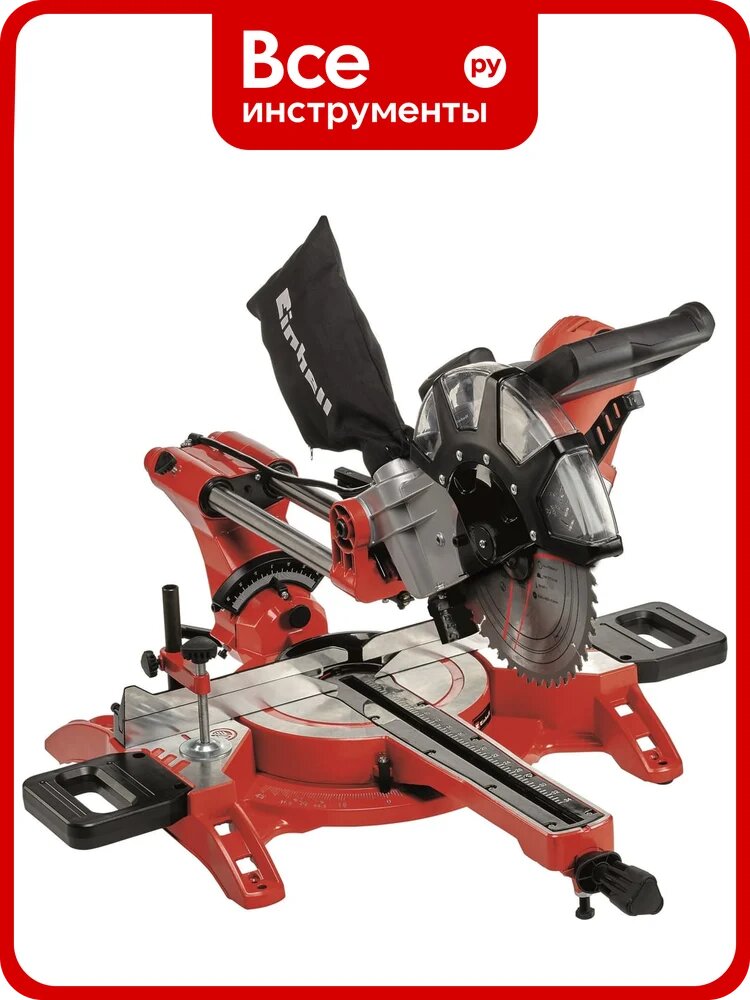 Торцовочная пила Einhell TC-SM 2534/1 Dual, с лазерным указателем, 2100Вт, 4000об/мин