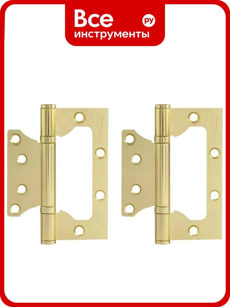 Петля нора-м накл. ун. 800-4" FHP-ЕСО SB мат. лат. покр. без колп. 100х75х2,5 15532