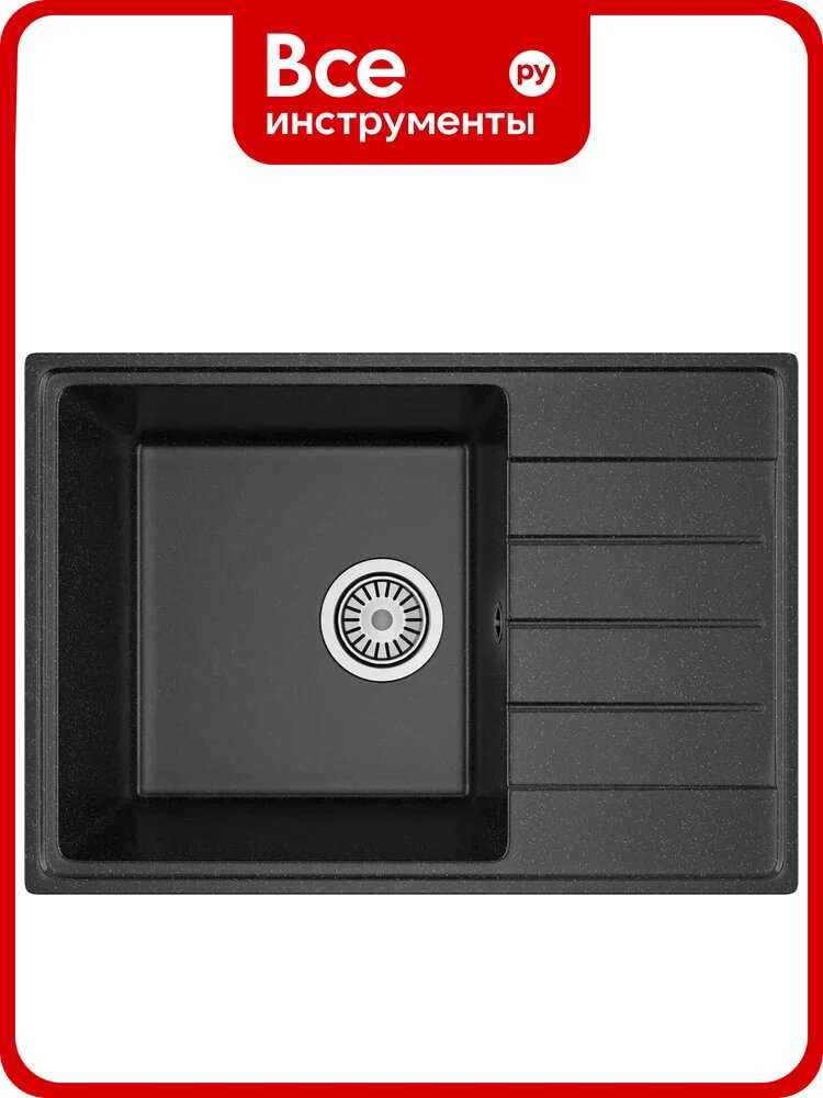 Кухонная мойка Maretti Kitchen, черный KT600-BL