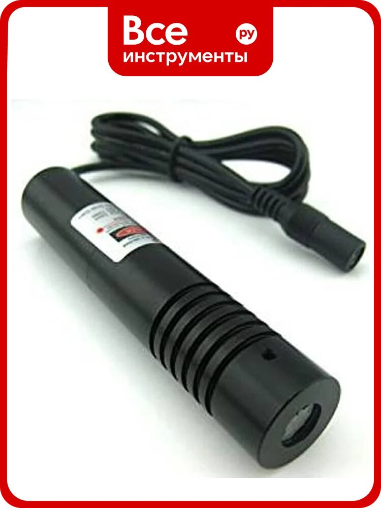 Лазерный указатель LASERTECH 16 40101, деревянный, серый, линейный лазер класса 2, IP68 защита, красный луч