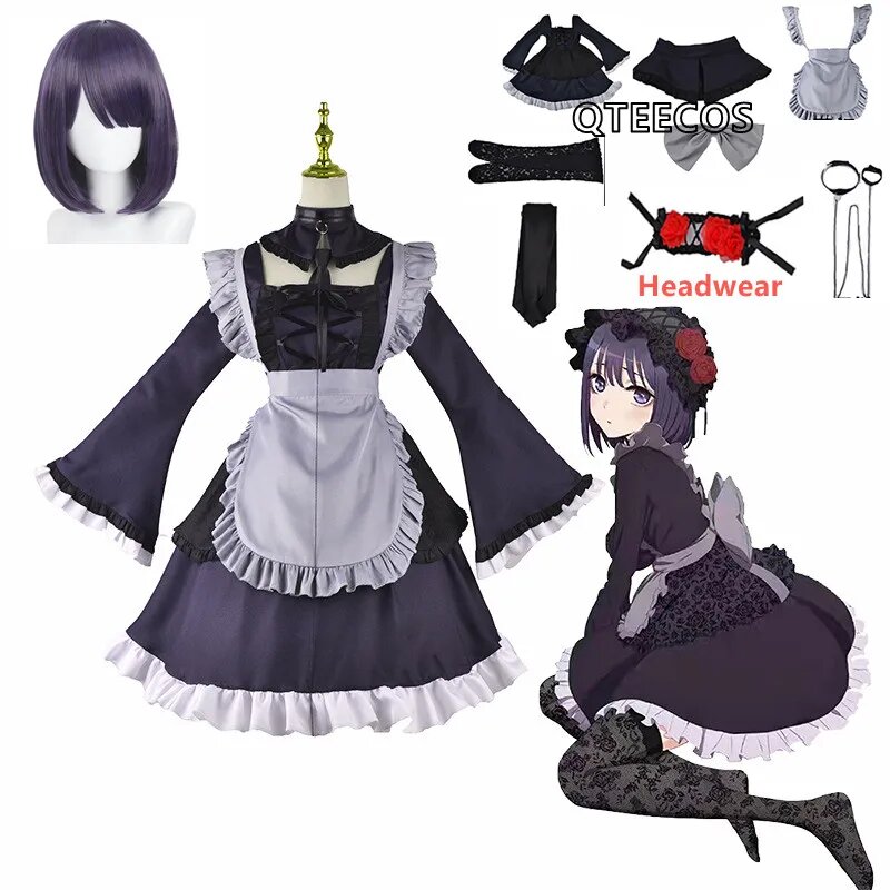 My Dress-up Darling Marin Kitagawa Косплей Костюм Кимоно Лолита Платье Горничной Kuroe Аниме Хэллоуин Карнавальный Костюм Одежда