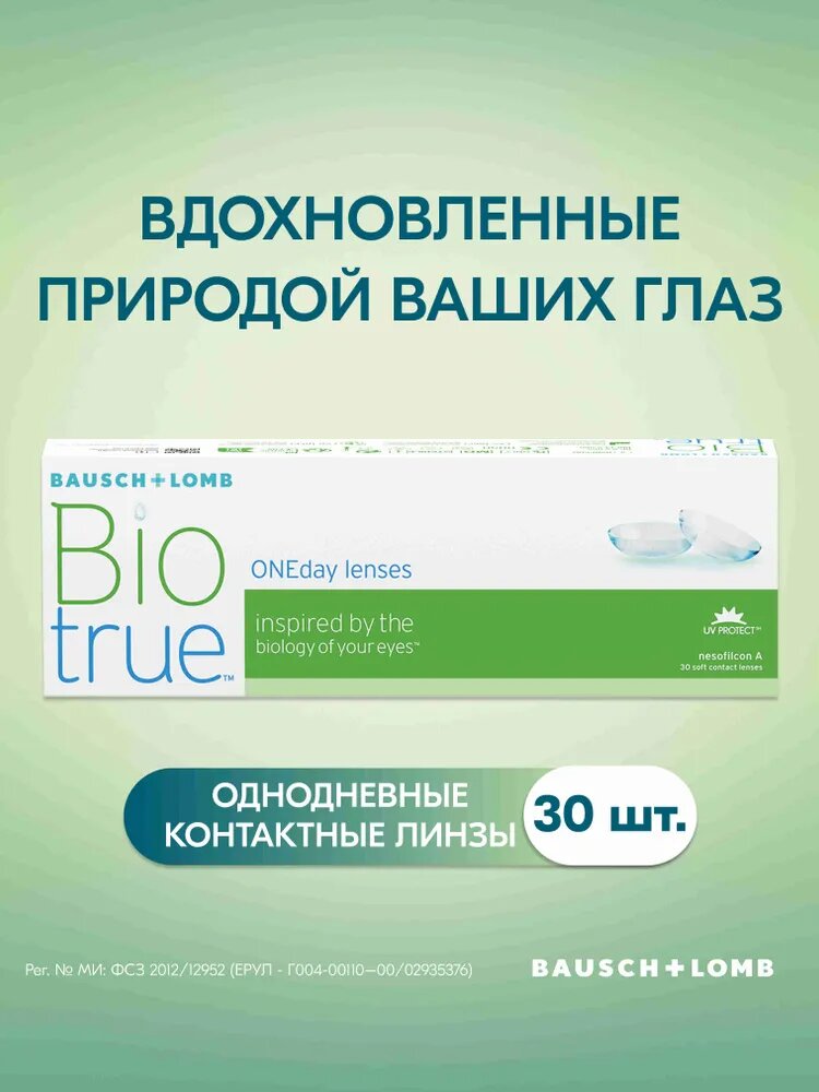 Biotrue® ONEday контактные линзы 30 шт. / -4.50 / 8.6 /