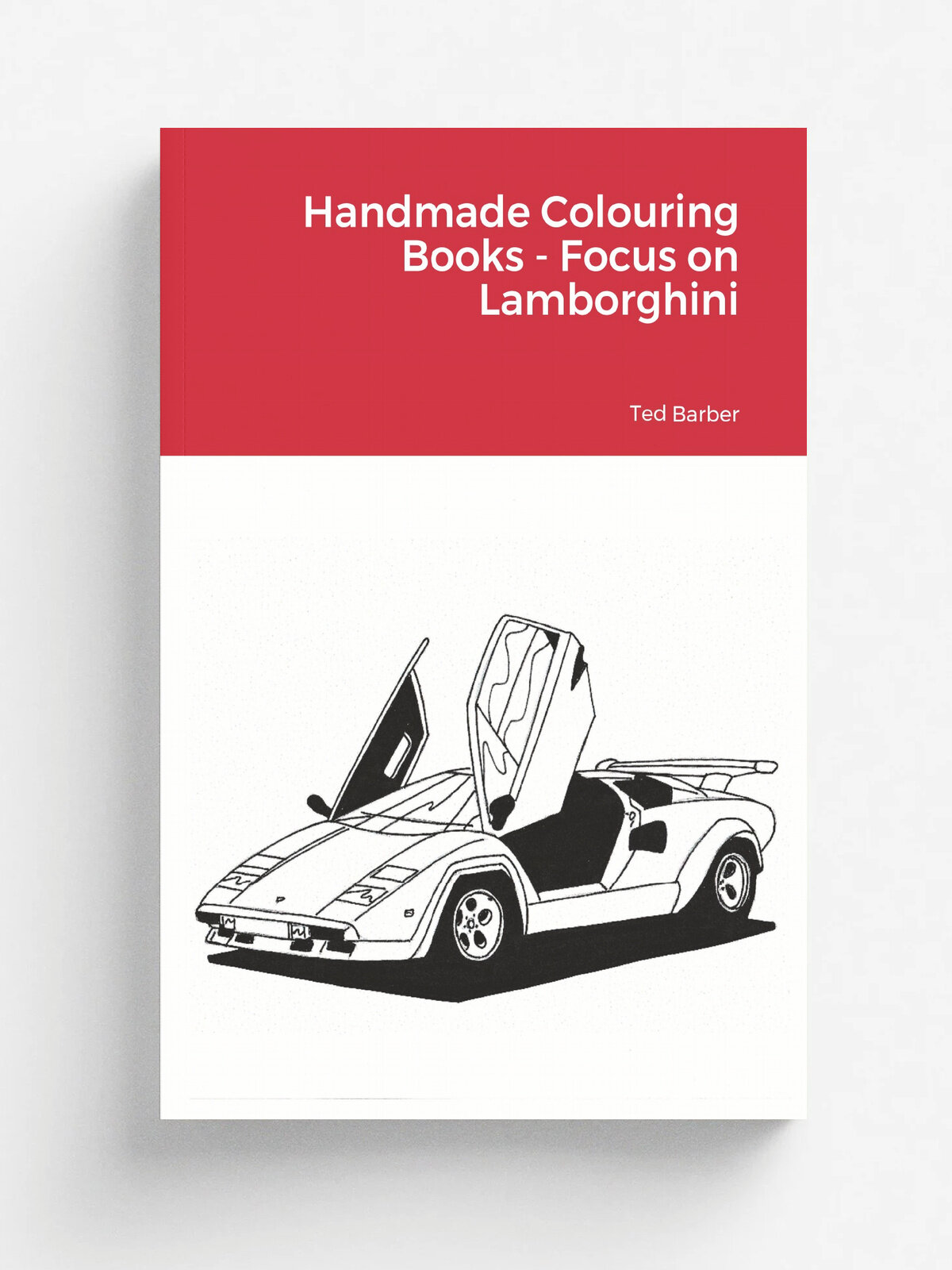 Handmade Colouring Books - Focus on Lamborghini