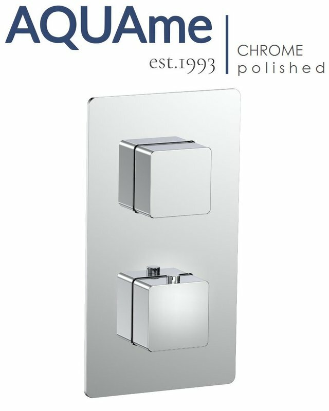 Смеситель для ванны и душа AQUAme Savona с термостатом AQM8809CR
