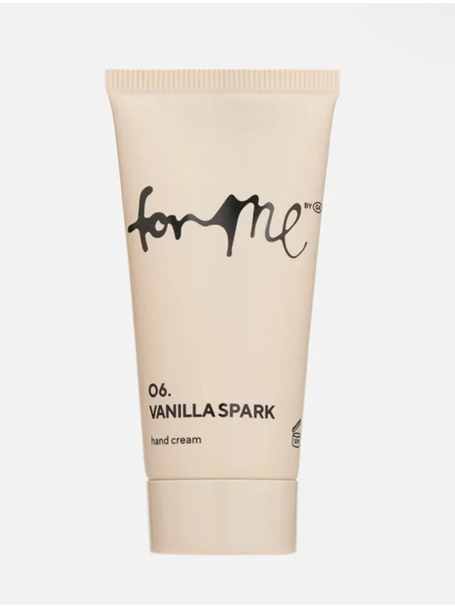 Крем для рук For Me 06 Vanilla Spark, для сухой кожи, защита, с ароматом ванили