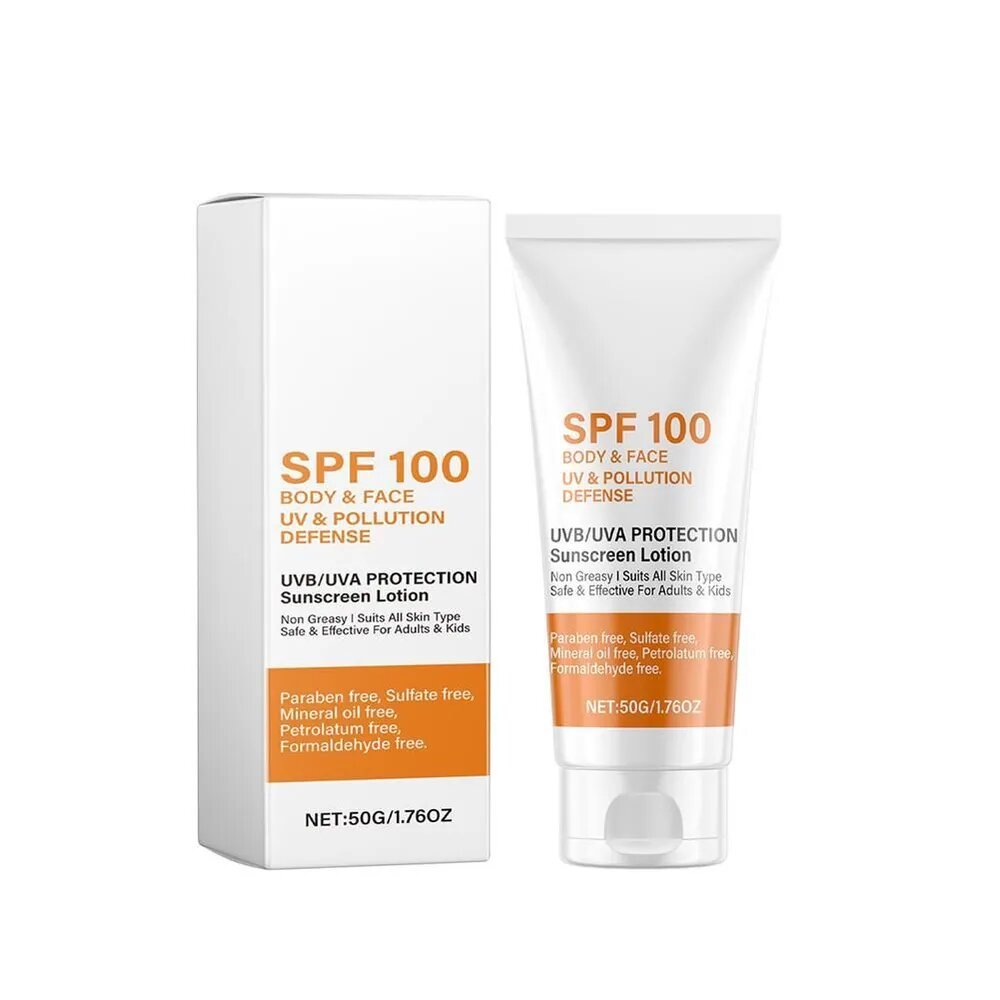 Крем солнцезащитный SPF 100 антиоксидантный с гиалуроновой кислотой