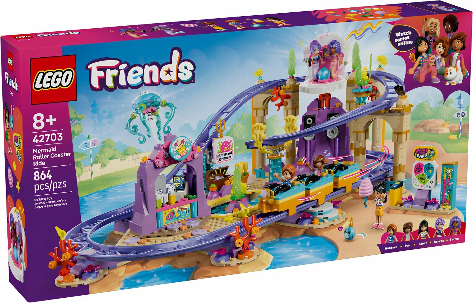 Конструктор LEGO Friends 42703 Американские горки «Русалка»