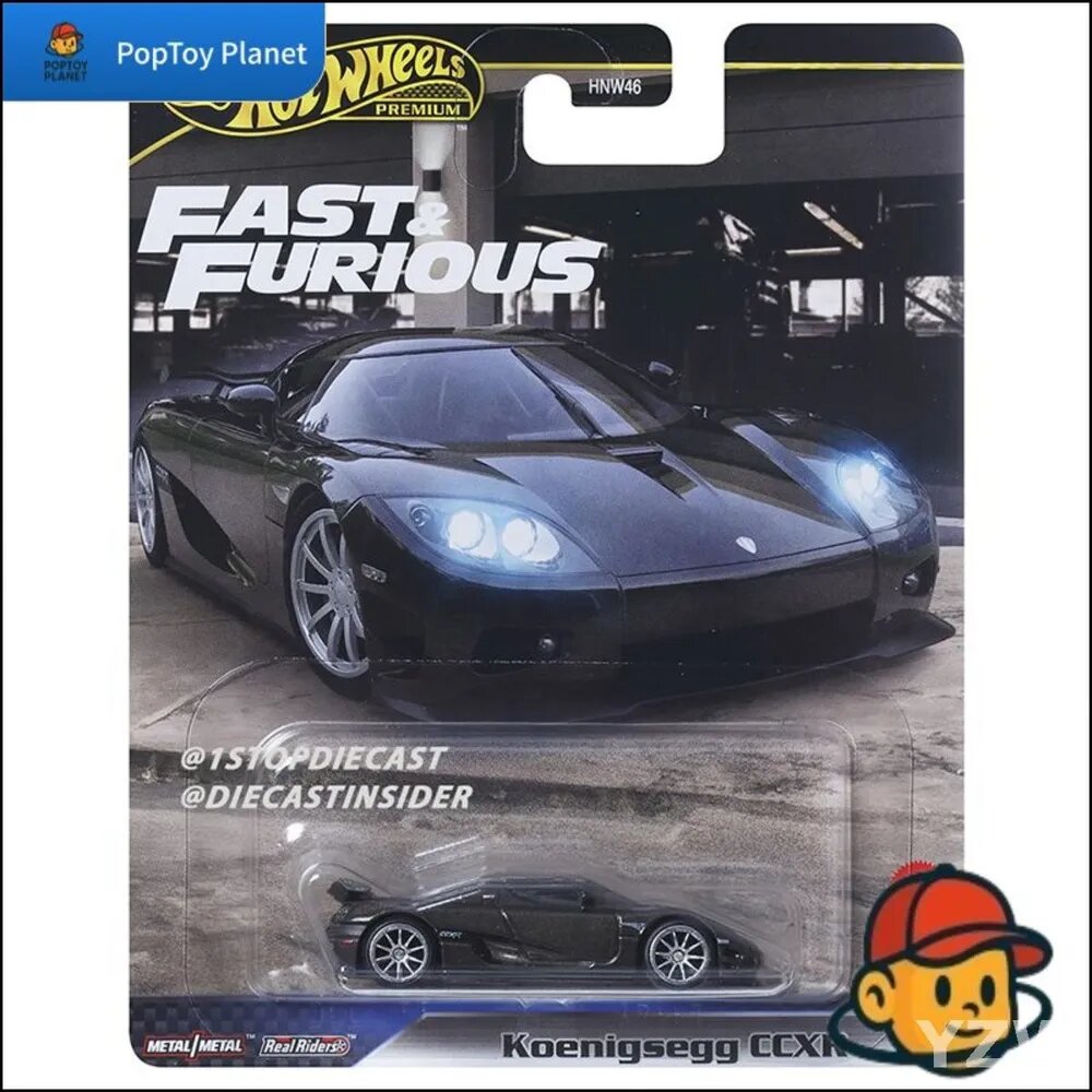Машинка Mattel Fast and Furious KOENIGSEGG CCXR 1/64 Car Toy HNW46