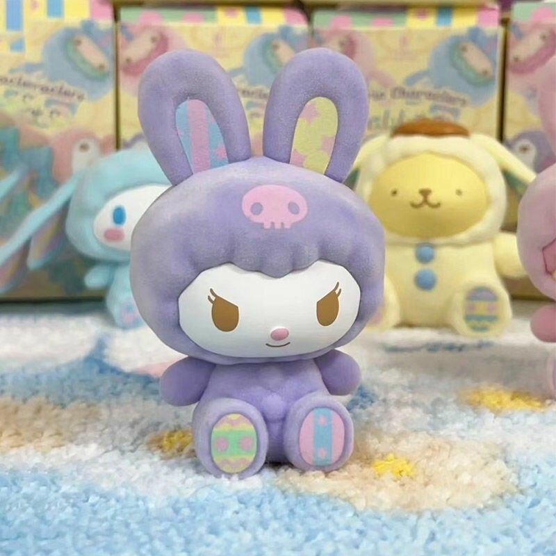 Фигурка Куруми из Sanrio Rabbit Series с упаковкой (примерно 9-10 см) коллекционный декор для стола и подарок