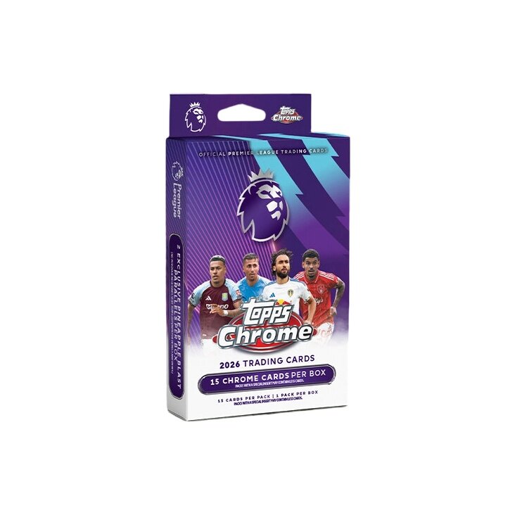 Topps 2025 26 Футбольный мяч Английская Премьер-Лига Chrome Royalty Power Collection Хобби Спортивные карты