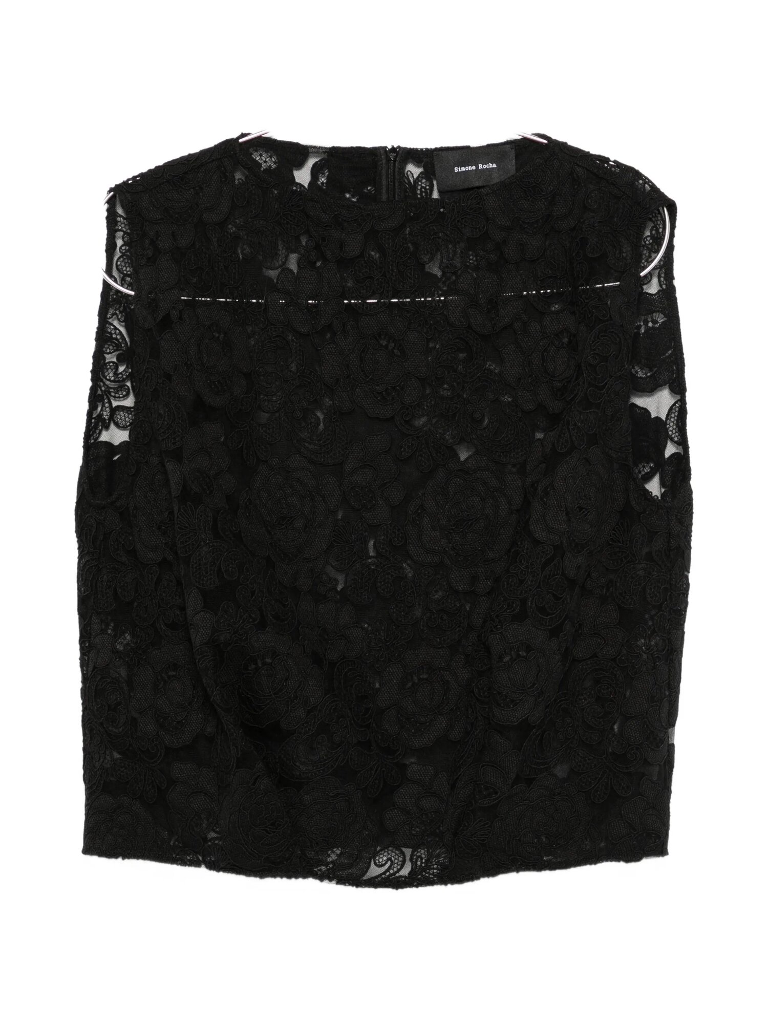 Топ Heavy-lace sleeveless top
