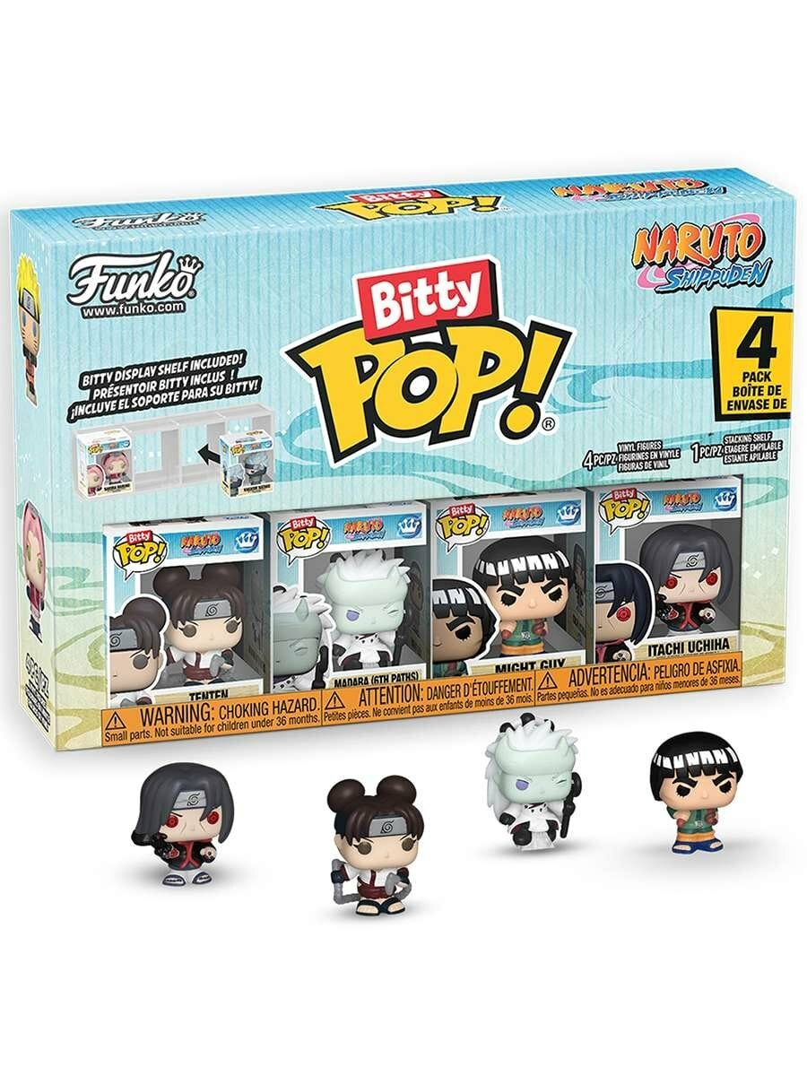 Набор Funko Bitty POP! Naruto Shippuden Tenten+Madara+Might Guy+Itachi w/Chase (4шт) (92503)