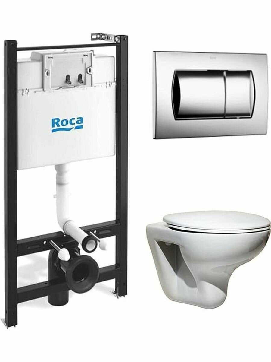 Унитаз Roca Mateo 893100010 (с инсталяцией и сиденьем микролифт)
