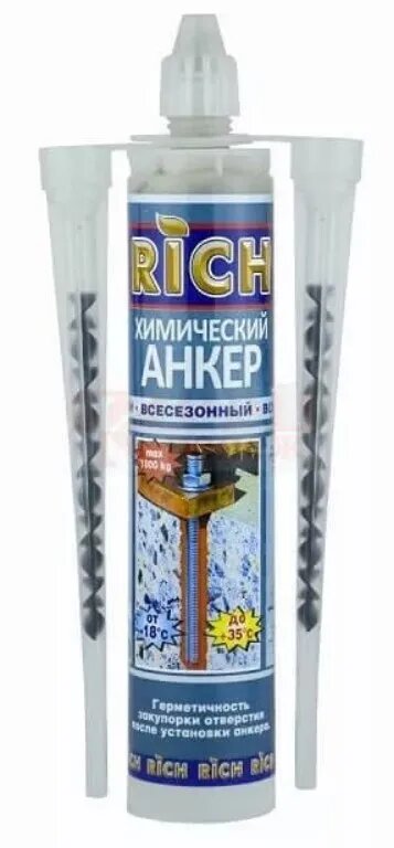 Химический анкер всесезонный RICH 300 мл.