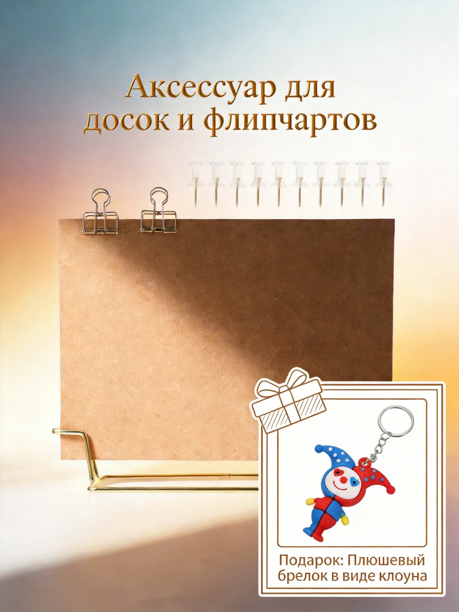 Офисная пробковая доска в металлической раме для заметок на стену офисные принадлежности