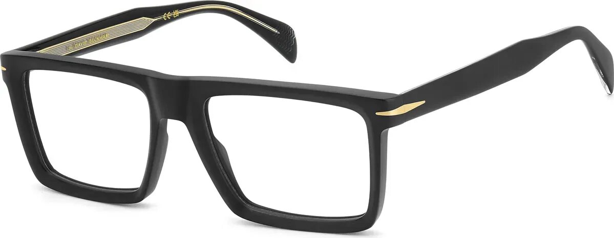 Оправа David Beckham DB 7138 003, тип оправы ободковая, материал оправы пластик, пол мужские, форма оправы прямоугольная