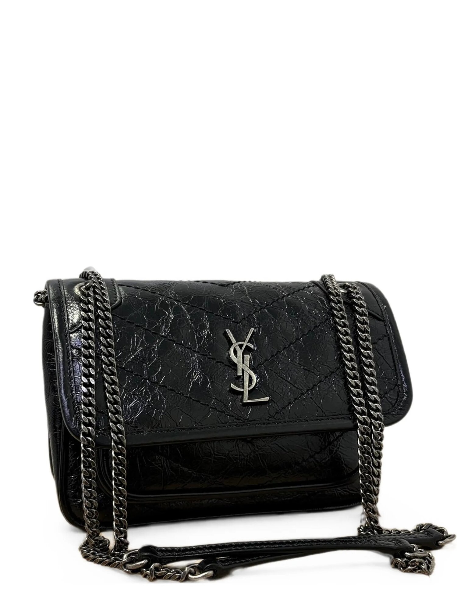 Сумка Saint Laurent Niki mini bag in leather