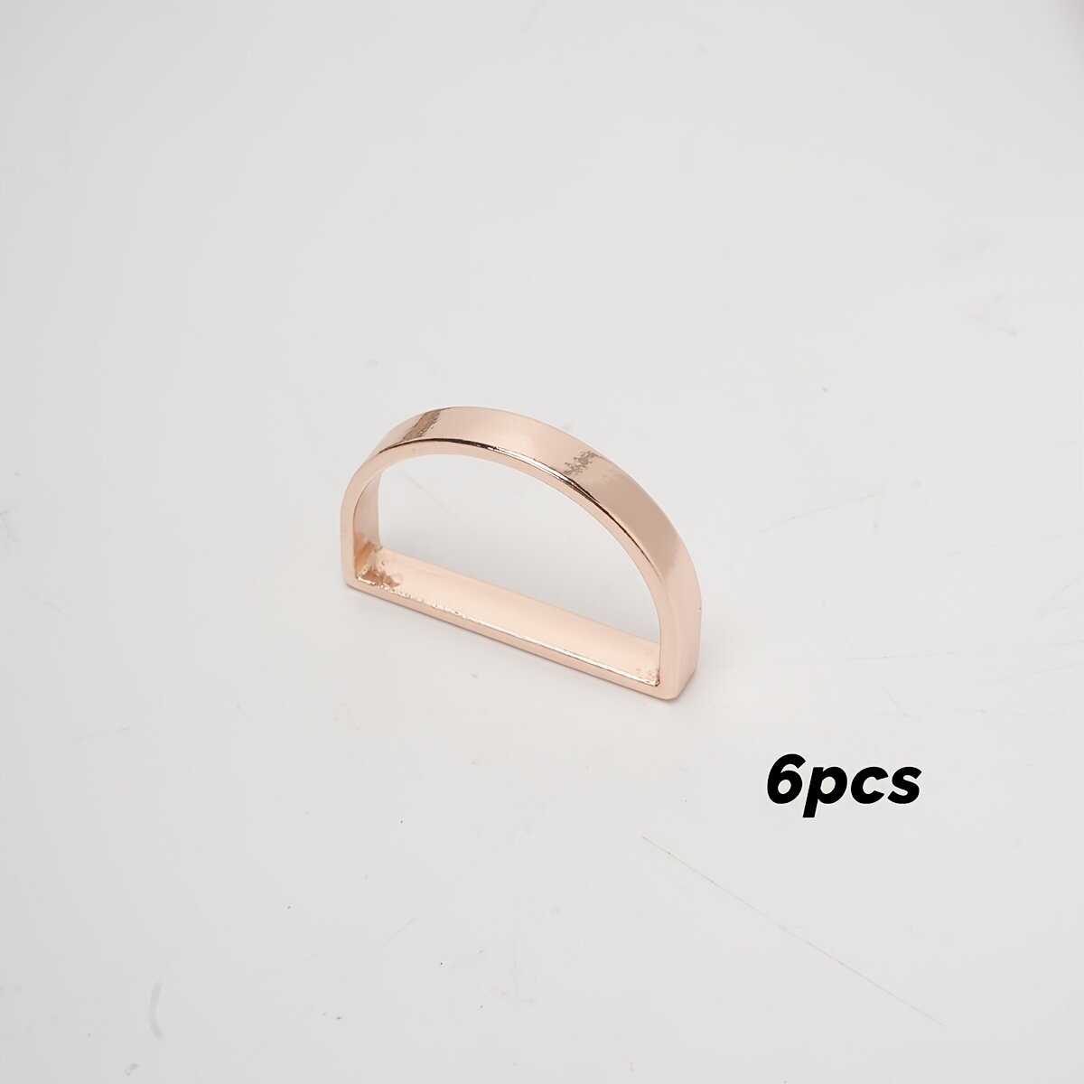 Набор из 6 золотых/серебряных зажимов для салфеток - современные и минималистичные D-образные зажимы для салфеток, подходящие для свадеб, ужинов при свечах, дней рождений и праздничного украшения стола - идеальный выбор для декора дома и ресторана.
