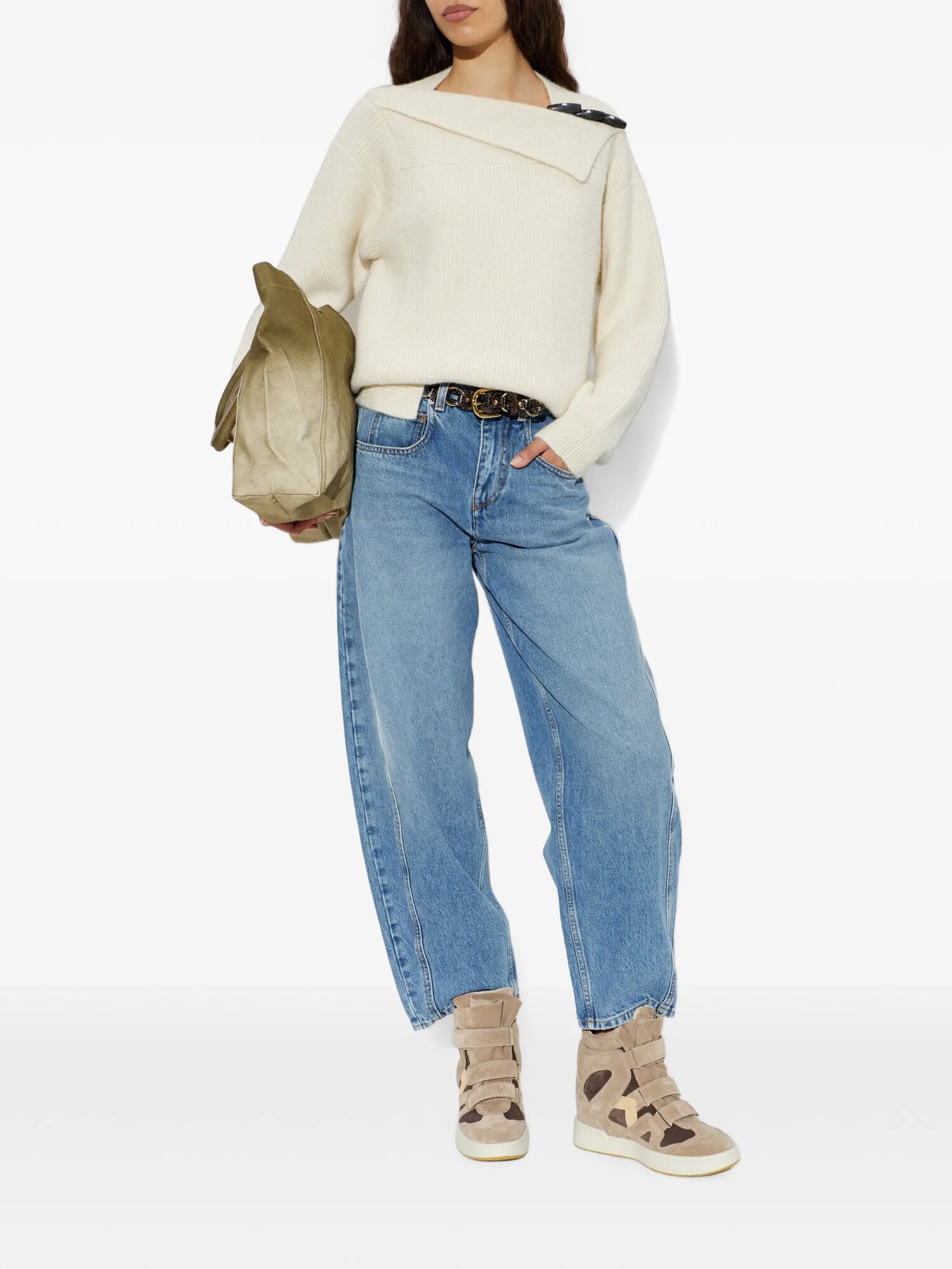 Свитер Isabel Marant Thais toggle-fastening sweater, размер 36 — фото 1