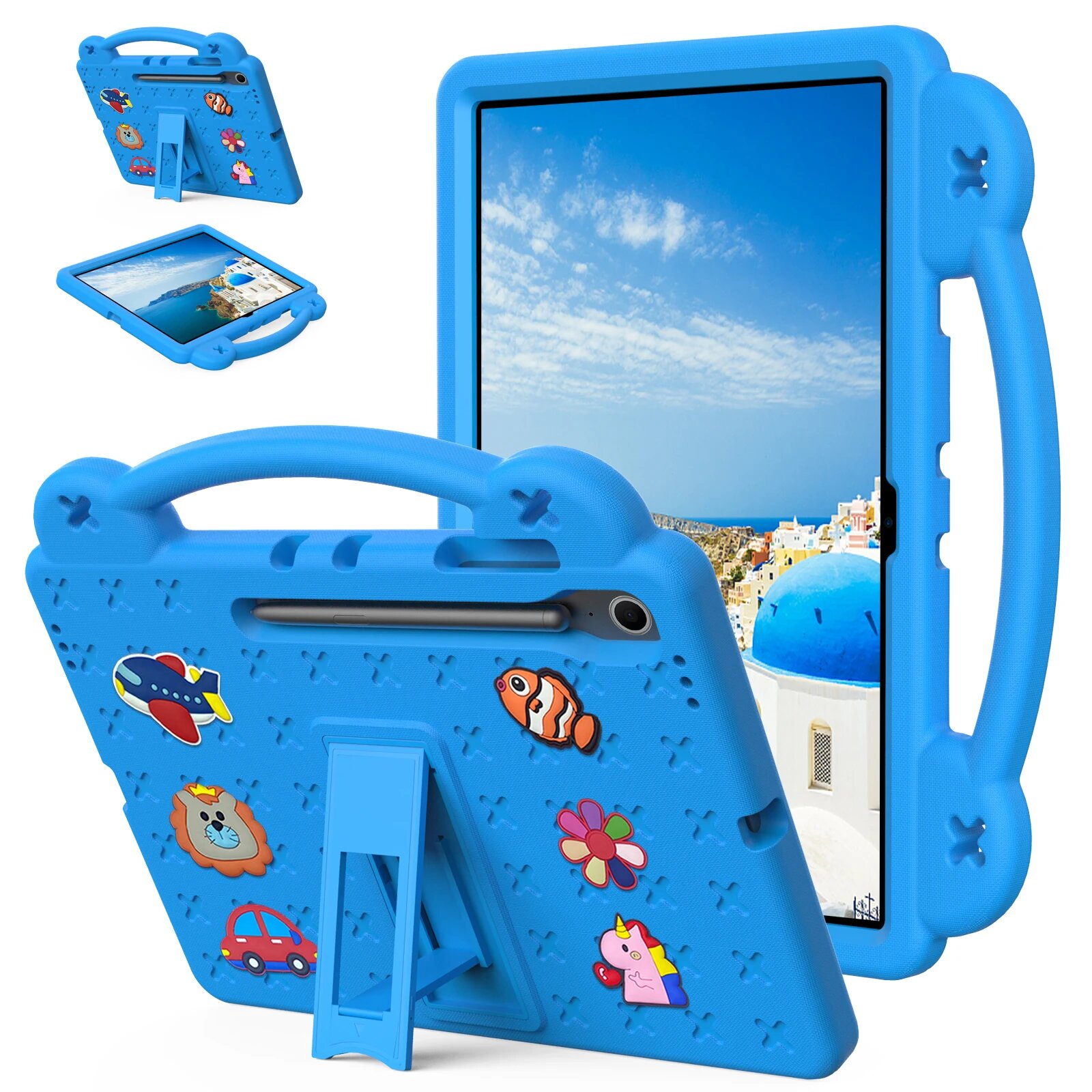 Чехол EVA для планшета Samsung Galaxy Tab S10 Lite/S10 FE/S9 Синий, Tab S11 11inch 2025, Sky Blue