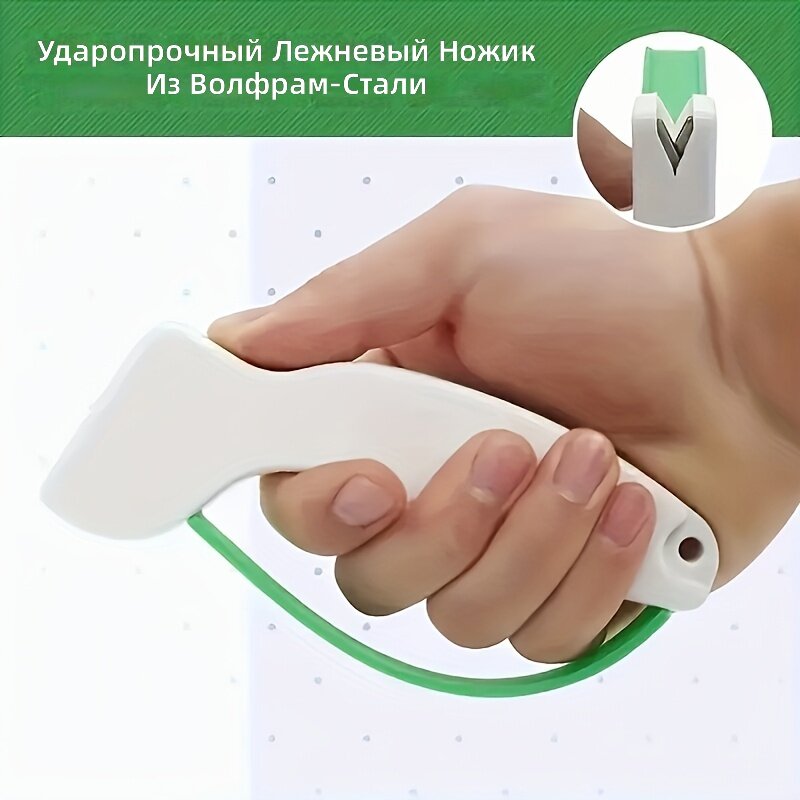 Ручная точилка для ножей из вольфрамовой стали и PVC, для кухонных ножей, ножей с серрейторной заточкой, топоров и сабель, набор для заточки