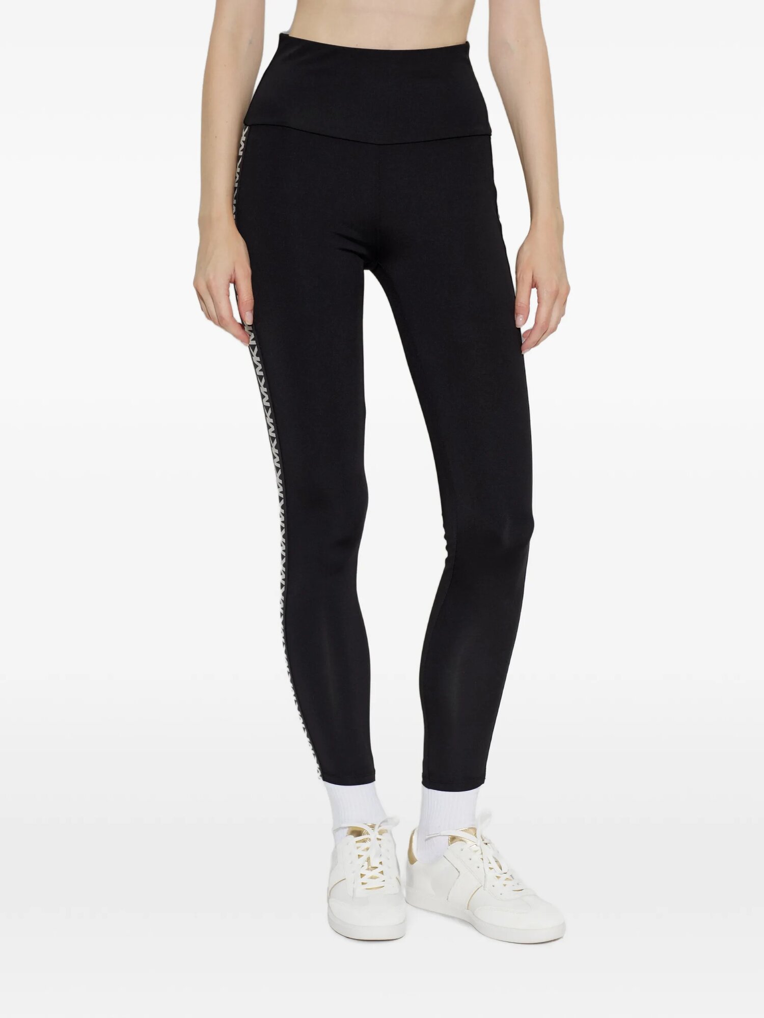 Легинсы Michael Michael Kors Monogram-print leggings, размер 36 — фото 1