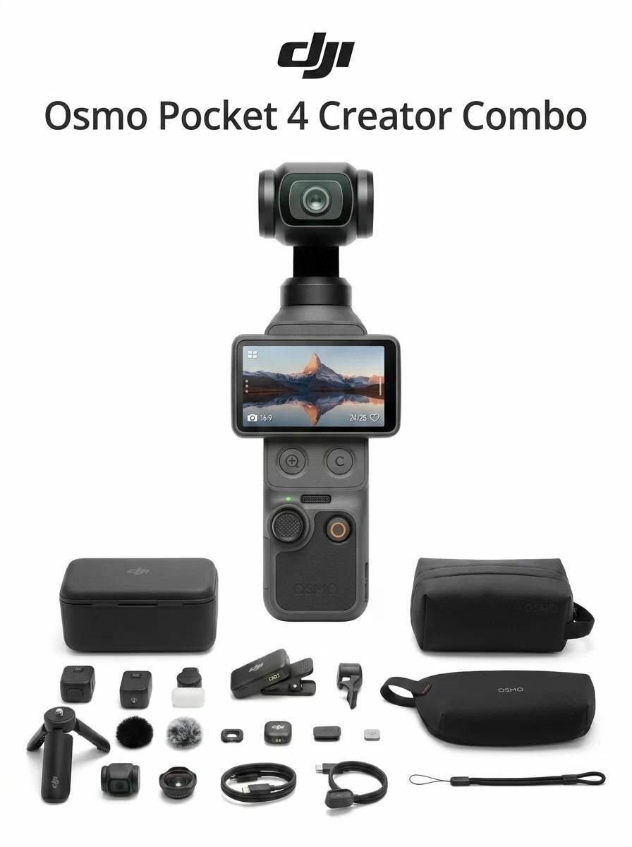 Экшн камера DJI Osmo Pocket 4 Creator Combo