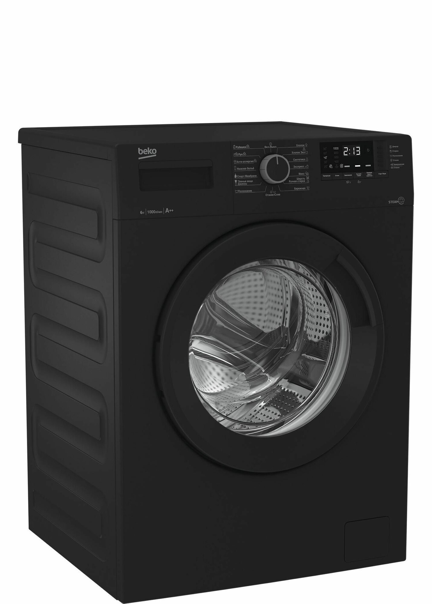 Стиральная машина Beko WSRE6512ZAA, антрацит
