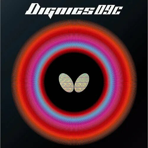 Накладка для н/тенниса Butterfly Dignics 09С, Red, 2.1