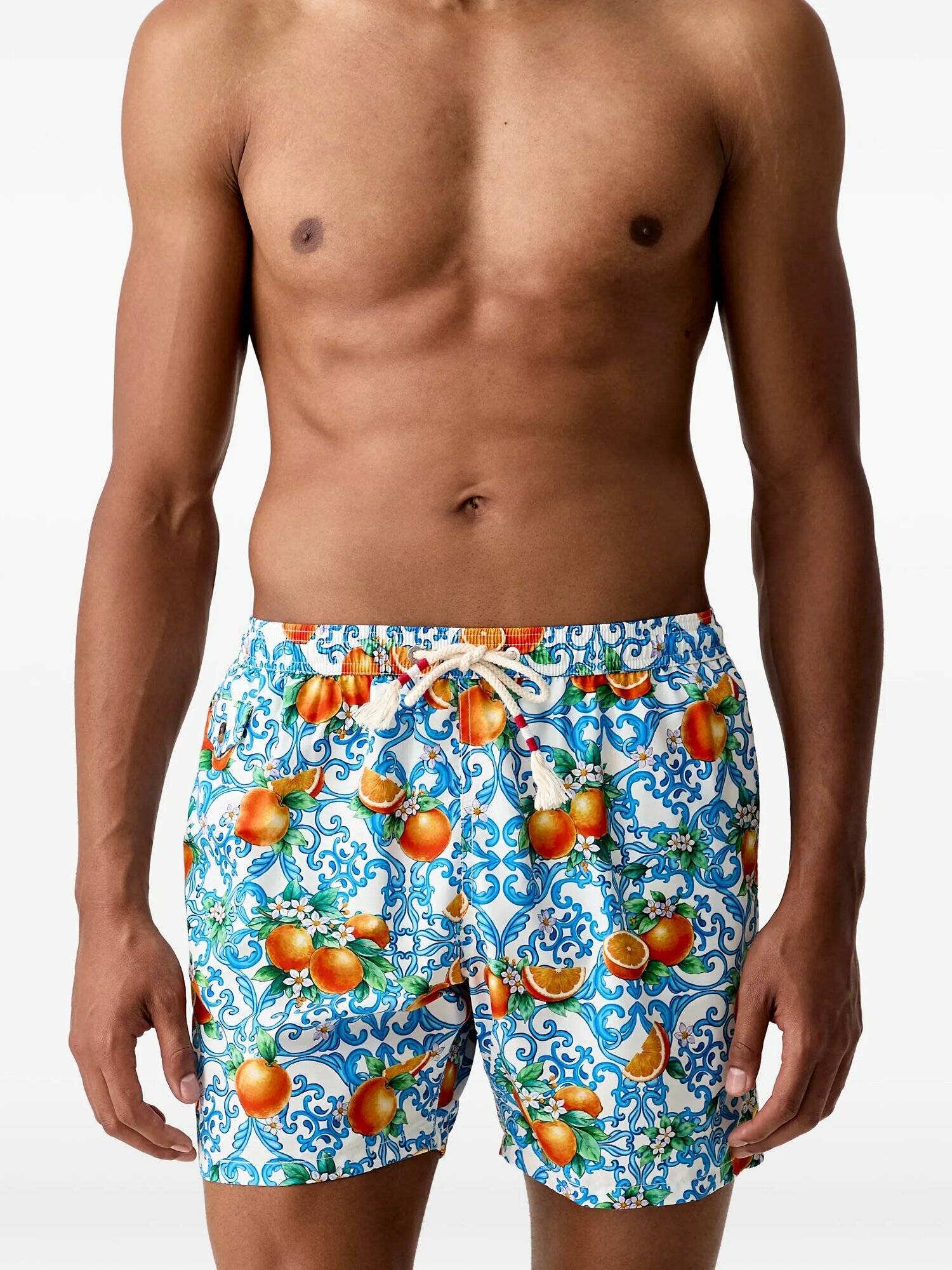 Шорты для плавания Graphic-print drawstring swim shorts