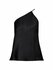 Топ Rick Owens One-shoulder slip top, размер 38
